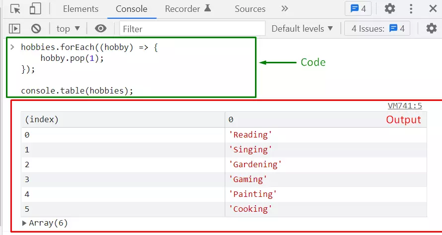 Comment fonctionne Nested Array en JavaScript 10657_11