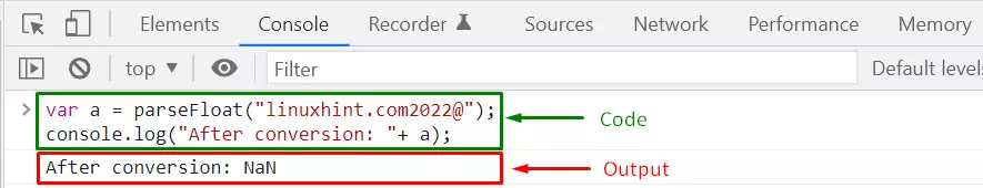 Sådan konverteres streng til flydende i JavaScript 10666_5