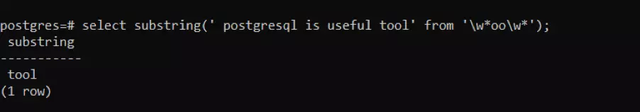 PostgreSQL Alt Dizgi İşlevi 10684_10