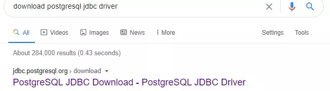 Mokhoa oa ho kenya le ho sebelisa JDBC ka PostgreSQL 10695_15