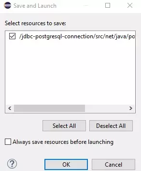 Sådan installeres og bruges JDBC med PostgreSQL 10695_26