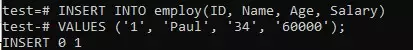 PostgreSQL ఇన్సర్ట్/అప్డేట్/డిలీట్ తర్వాత ట్రిగ్గర్ను సృష్టించండి 10698_6