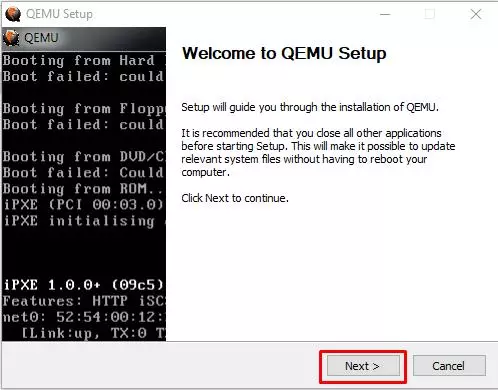 Windows에서 QEMU를 실행하는 방법 1070_8