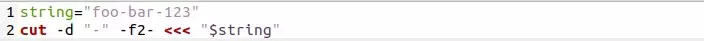 Hvordan få tak i en bash-delstreng etter en spesifisert karakter 10725_3