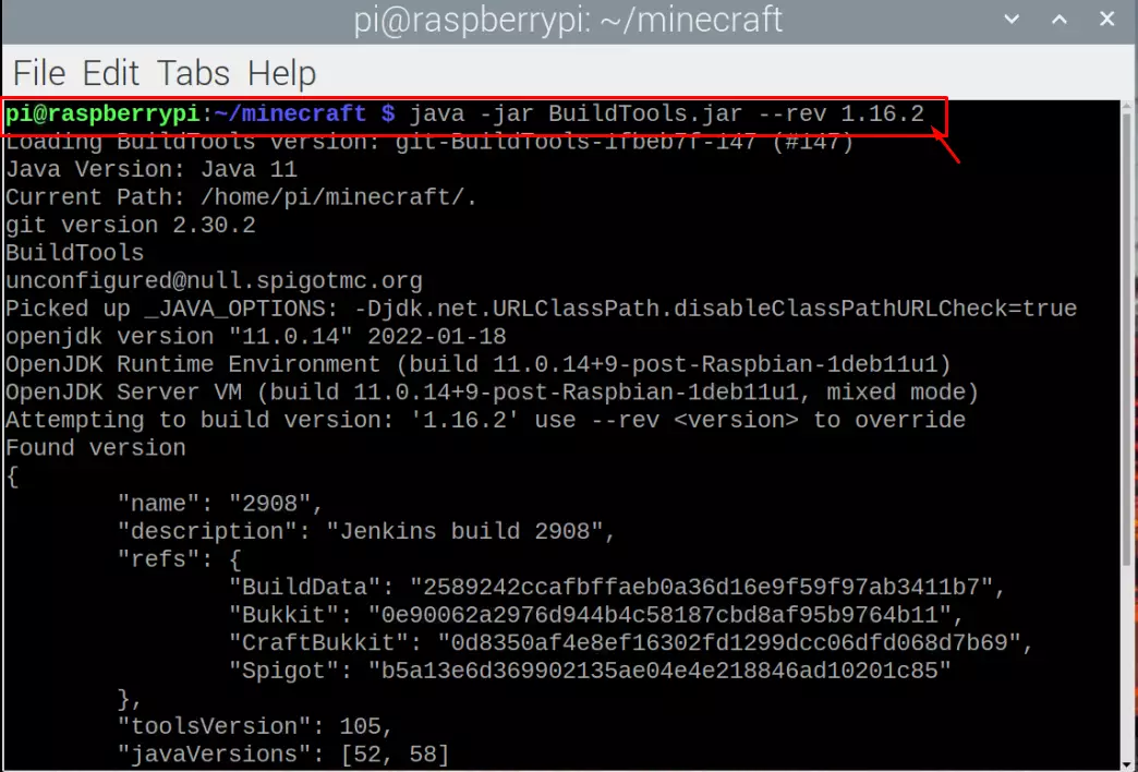 SpigotMC በመጠቀም Minecraft አገልጋይ በ Raspberry Pi ላይ አስተናጋጅ 10743_8
