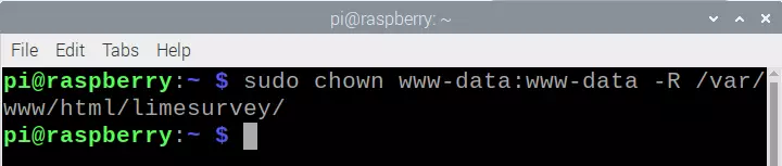 Konfigureer LimeSurvey op Raspberry Pi 10744_6
