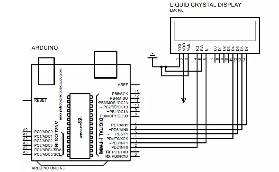 Arduino bilan LCD displeyni qanday ulash mumkin 10749_2