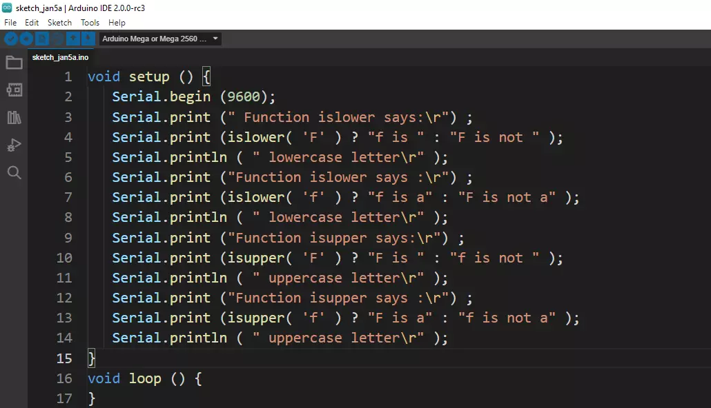 Karakterfuncties in Arduino 10764_1