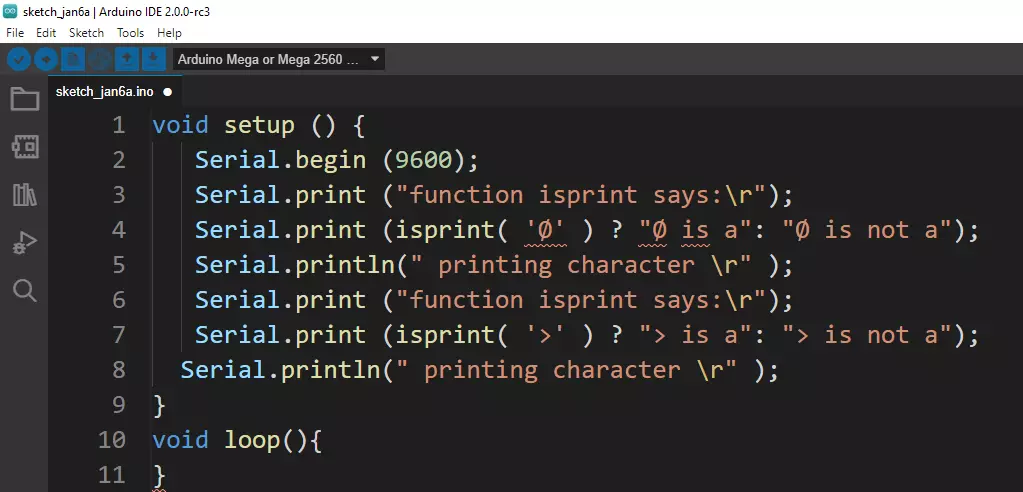 Mga function ng character sa Arduino 10764_17