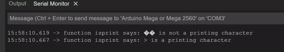 Arduino တွင် ဇာတ်ကောင်လုပ်ဆောင်ချက်များ 10764_18