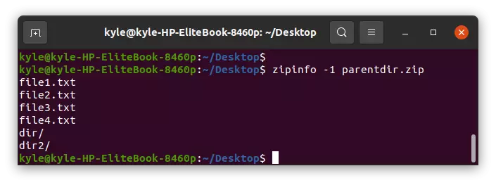 Linux'ta zipinfo Komutu Nasıl Kullanılır 1081_4