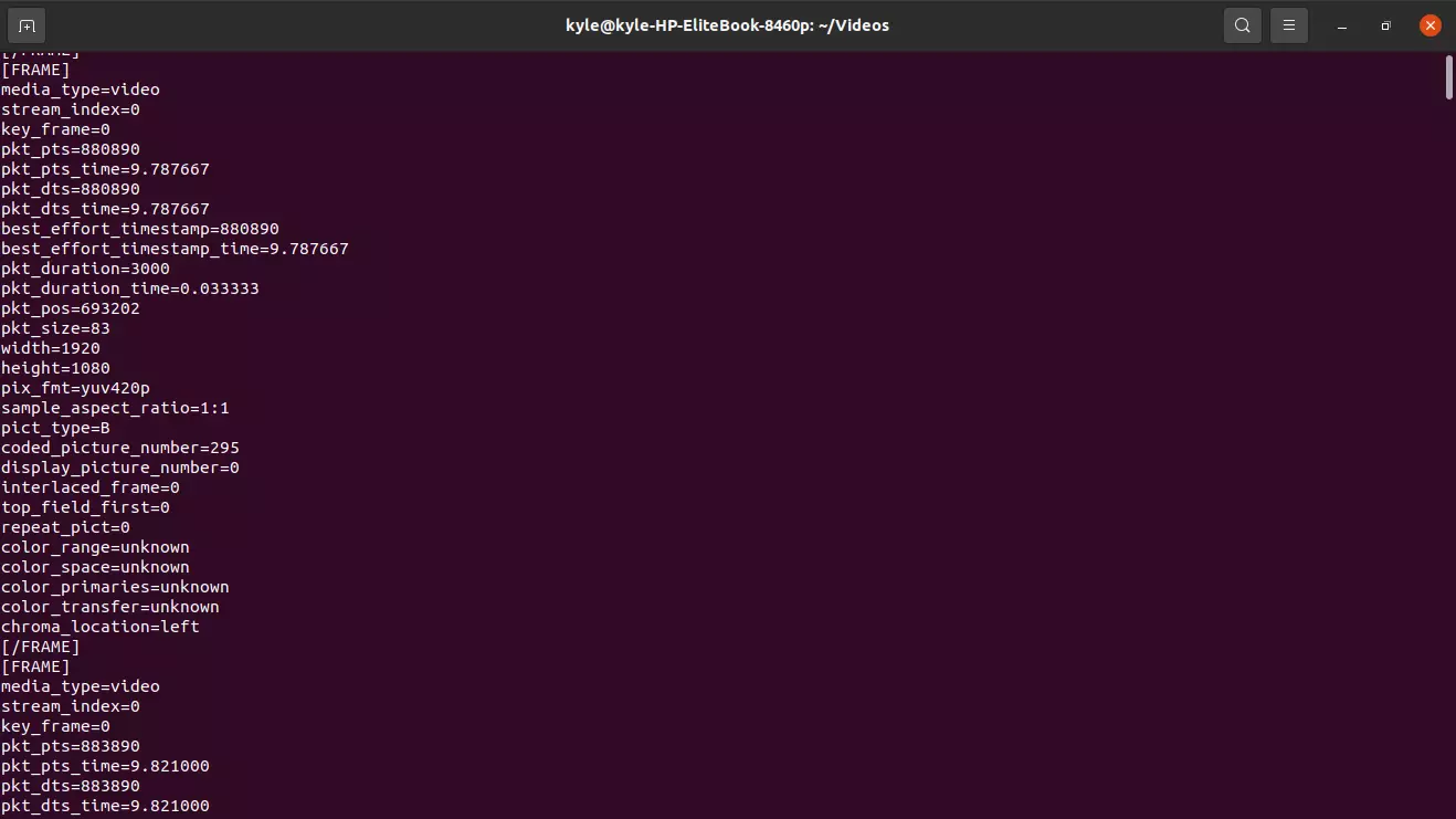 ffprobe Linux Command Chitsanzo Kugwiritsa Ntchito 1082_11