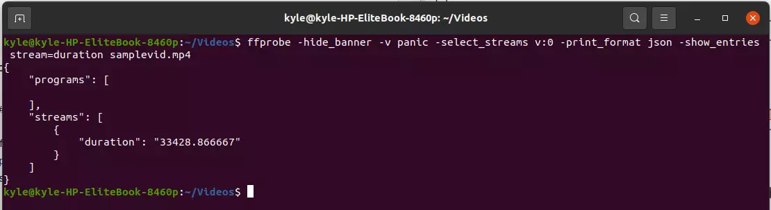 ffprobe Linux Kòmand Egzanp Itilizasyon 1082_18