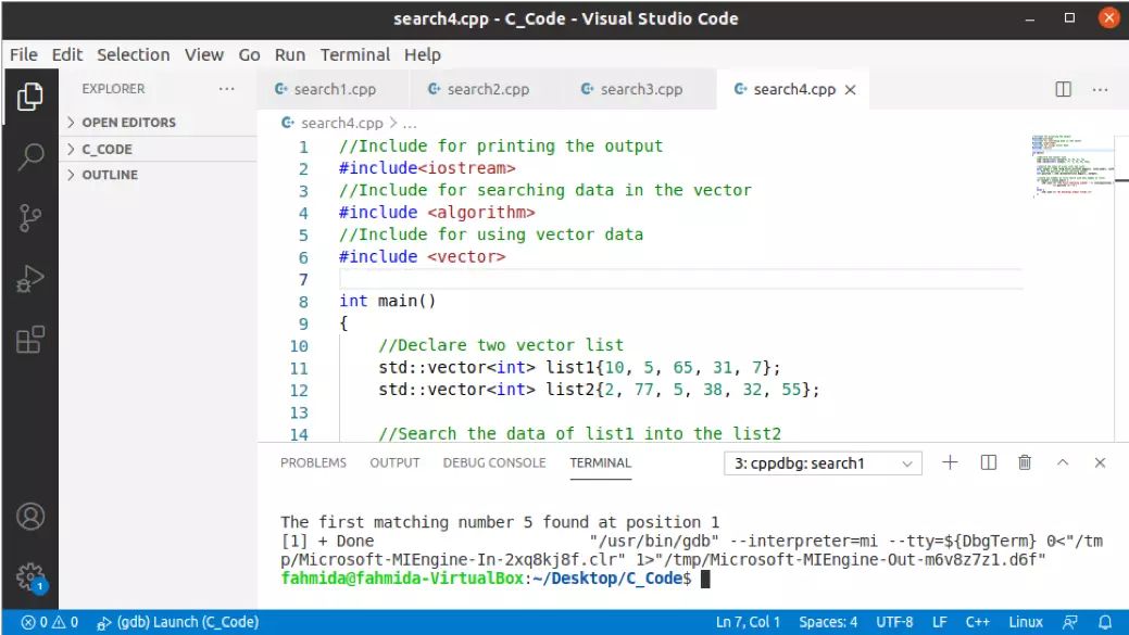 C ++ ରେ find_first_of () ଫଙ୍କସନ୍ କିପରି ବ୍ୟବହାର କରିବେ | 10836_4