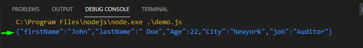 Kuidas JavaScriptis JSON-iga töötada? 10860_6