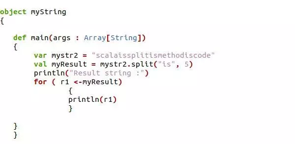 ការបំបែកខ្សែអក្សរ Scala 10885_3