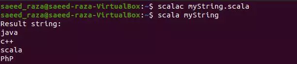 ការបំបែកខ្សែអក្សរ Scala 10885_6
