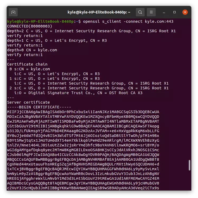 OpenSSL S_Client භාවිතා කරන්නේ කෙසේද 1088_1