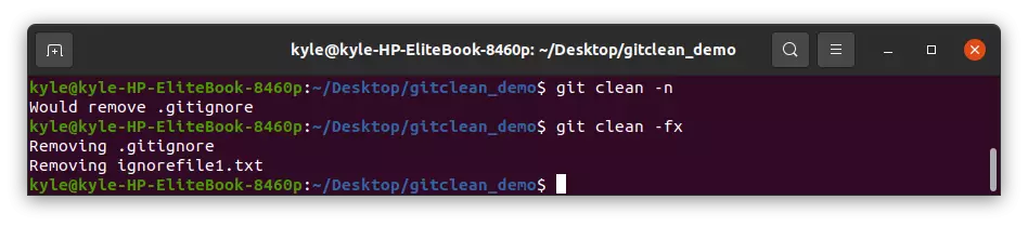 רימוווינג אַנטראַקקעד טעקעס ניצן Git Clean Command 1089_12