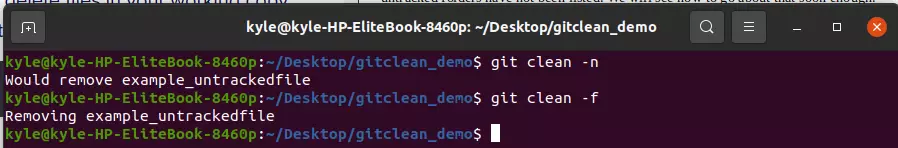 רימוווינג אַנטראַקקעד טעקעס ניצן Git Clean Command 1089_3