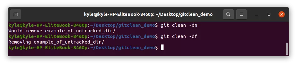 רימוווינג אַנטראַקקעד טעקעס ניצן Git Clean Command 1089_6