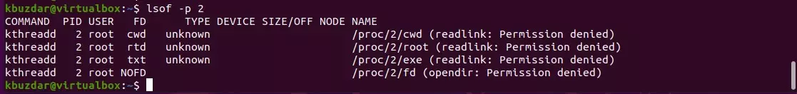 Jinsi ya kutumia amri ya LSOF kwenye Linux 10924_5