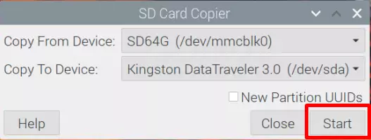 ວິທີການສໍາຮອງຂໍ້ມູນ Raspberry Pi SD card 10931_4