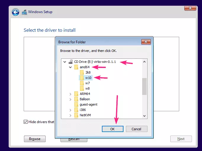 Ako nainštalovať ovládače virtio na virtuálne počítače KVM-QEMU Windows 10943_16