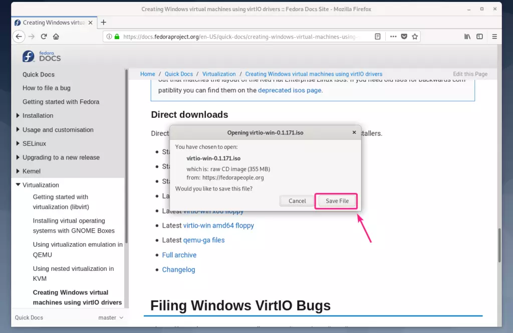كيفية تثبيت برامج تشغيل Virtio على أجهزة Windows الافتراضية KVM-QEMU 10943_2