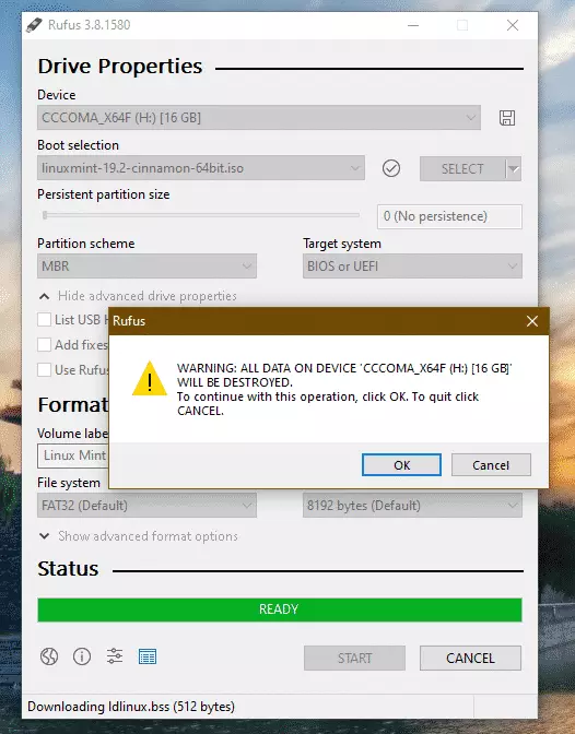 Nigute Dual Boot Linux Mint na Windows 10947_10