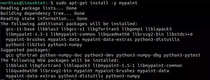 MyPaintны Ubuntu'ка ничек урнаштырырга 10962_2