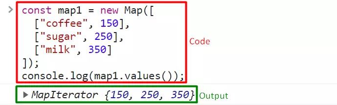 Kako metode predmeta Map delujejo v javascriptu | Razloženo s primeri 11002_10