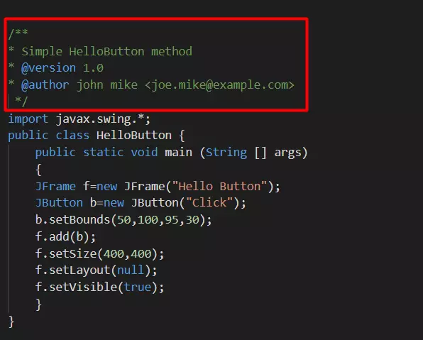Java'da nasıl yorum yapılır? 11023_3