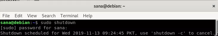 Kuinka sammuttaa tai käynnistää uudelleen Debian 10 -järjestelmä oikein 11037_4