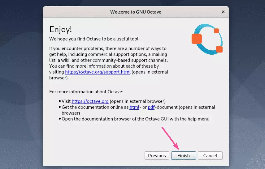 Debian 10 တွင် GNU Octave ထည့်သွင်းနည်း 11039_10