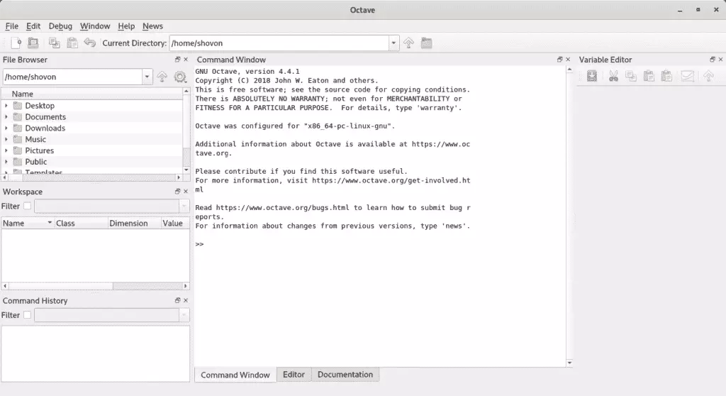 Kuidas installida GNU Octave versiooni Debian 10 11039_11