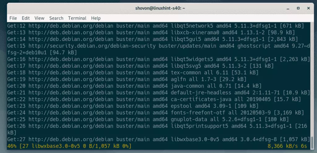 Giunsa ang Pag-install sa GNU Octave sa Debian 10 11039_5