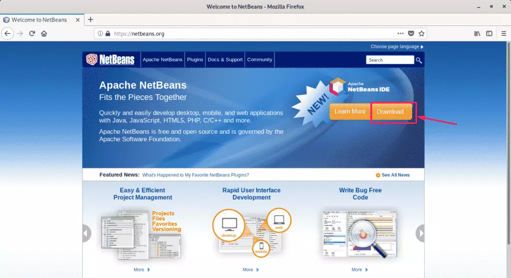 NetBeans IDE installimine Debian 10-sse 11040_9