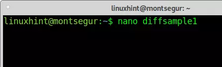 Linux 中的 diff 命令示例 11045_1