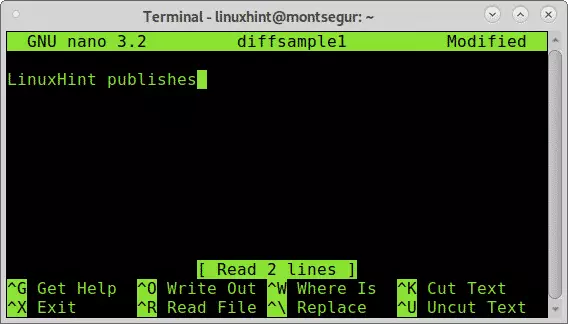 diff Linux жүйесіндегі пәрмен мысалдары 11045_10