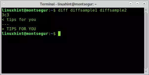 Primjeri naredbi diff u Linuxu 11045_15