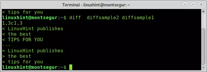 Primjeri naredbi diff u Linuxu 11045_19