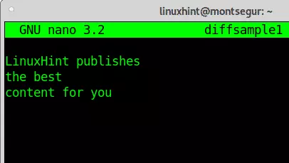 Primjeri naredbi diff u Linuxu 11045_2