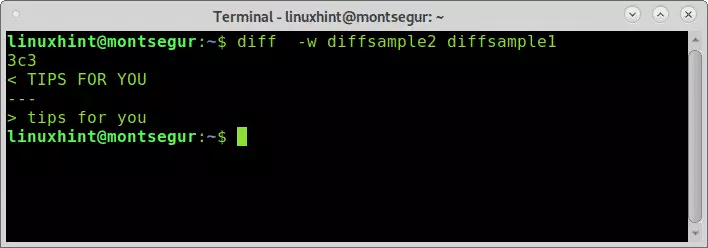 ตัวอย่างคำสั่ง diff ใน Linux 11045_20