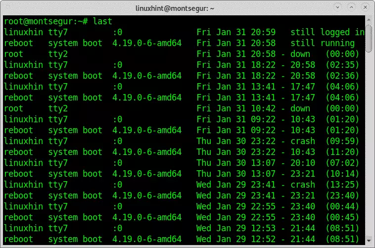 Негизги Linux коопсуздук буйруктарынын тизмеси 11047_14