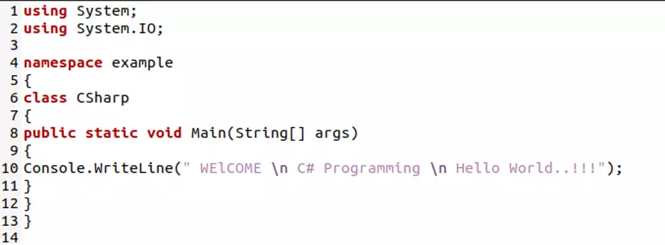 C # Umugqa Omusha 11062_3