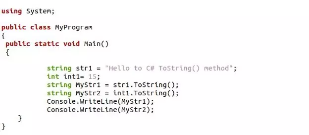 C # tostring 11076_1