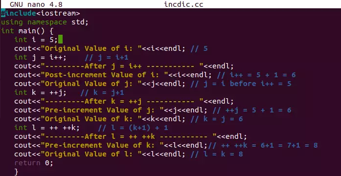 C++: i++ بمقابلہ ++i 11087_10