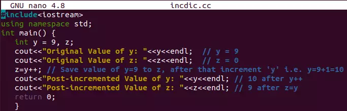 C++: i++ بمقابلہ ++i 11087_6