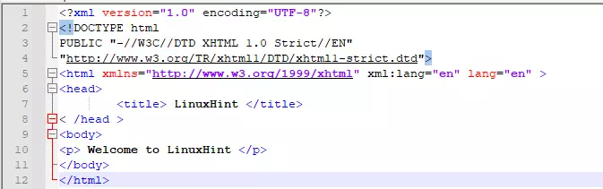 HTML εναντίον XHTML 11143_2